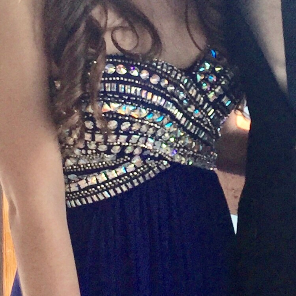 Bdarlin Formal Prom Dress, Rich Blue Color W Stunning… - Gem